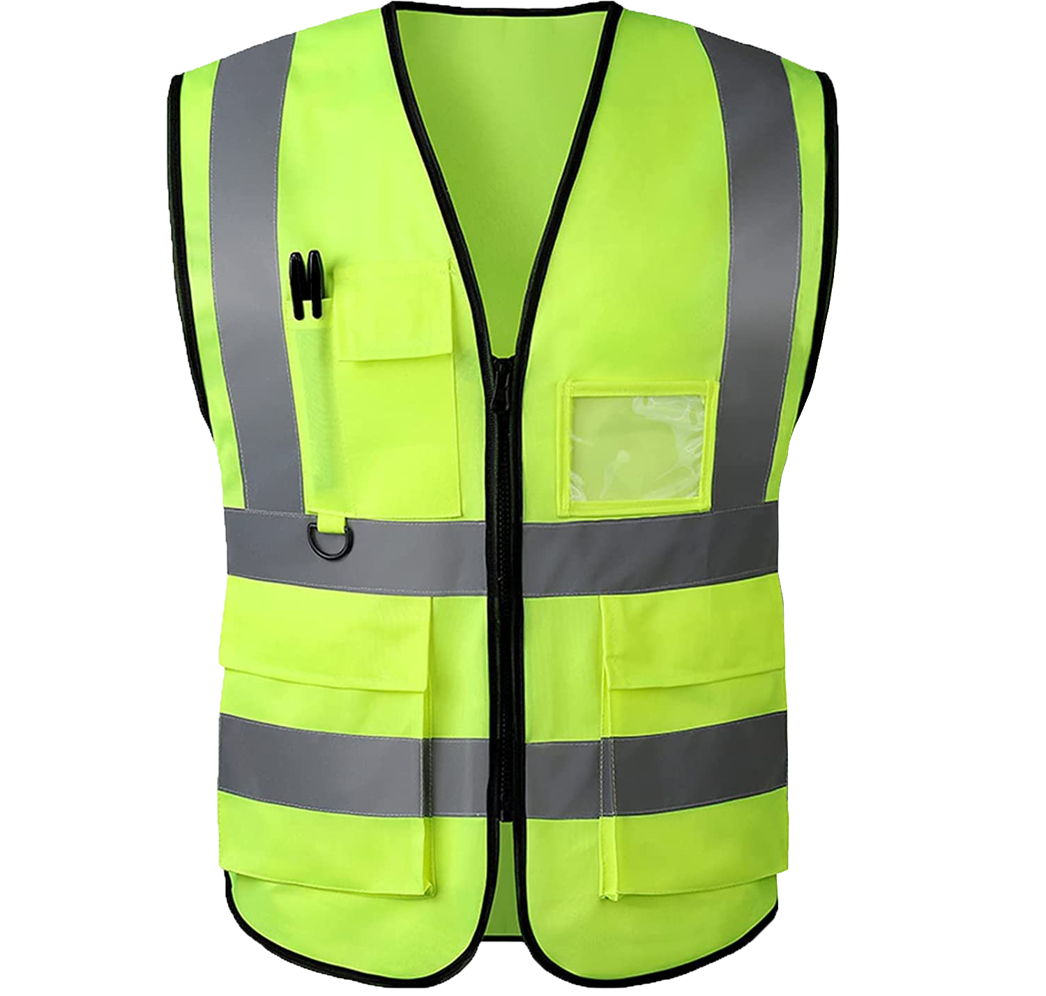 Hi visibility light weight breathable vest for safety, construction ...